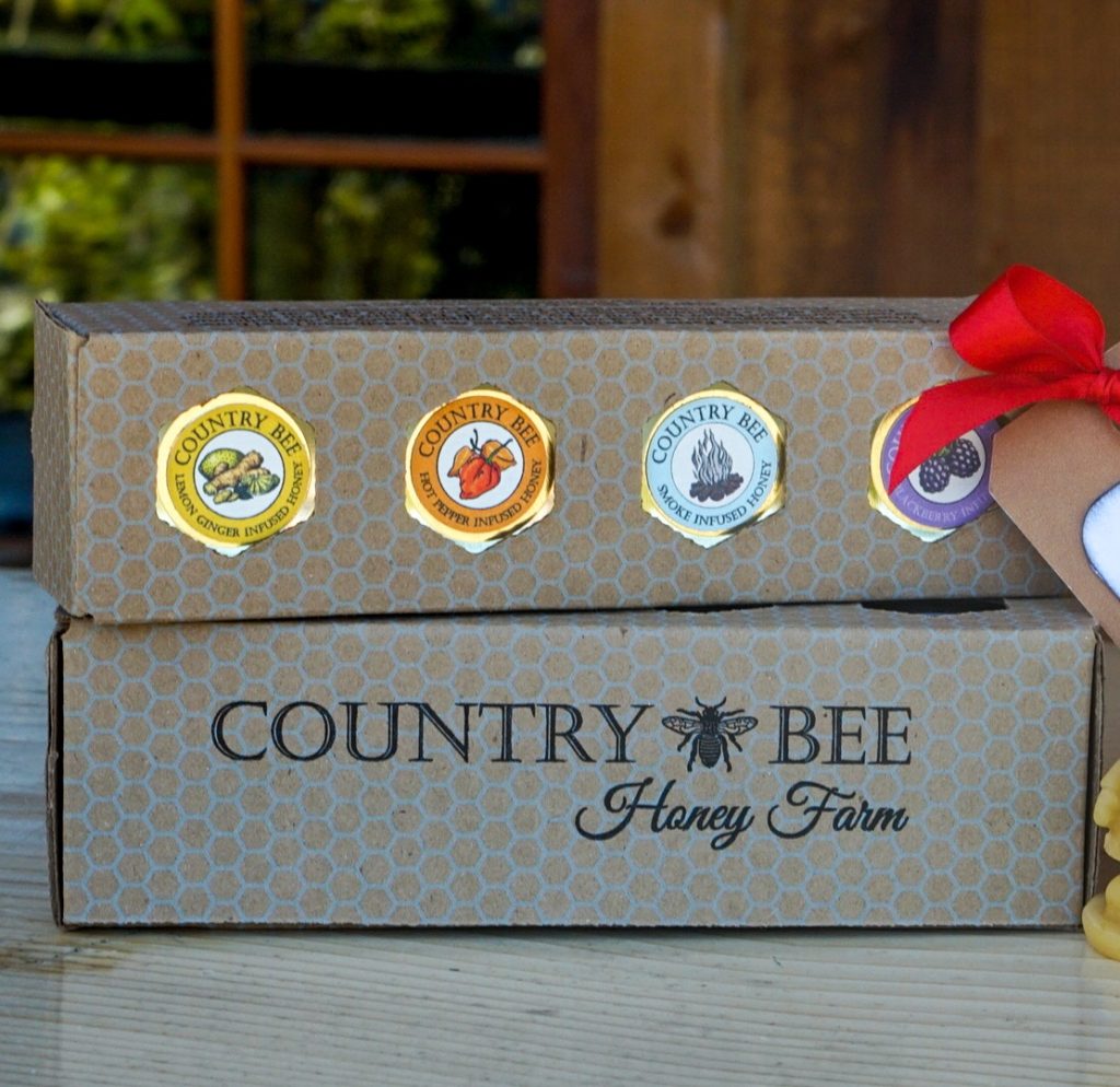 Honey Honey Sampler Gift Box - Country Bee Honey Farm