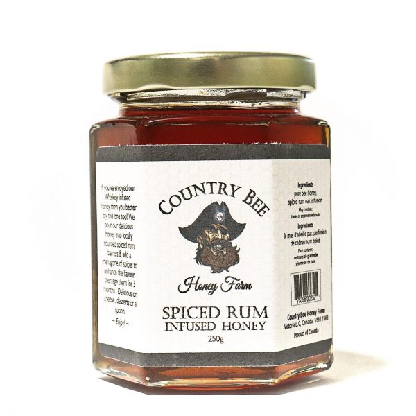 Spiced Rum Infused Honey - Country Bee Honey Farm